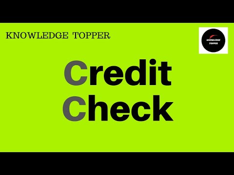 Credit Check | What is Credit Check | Credit Check Definition | Credit ...