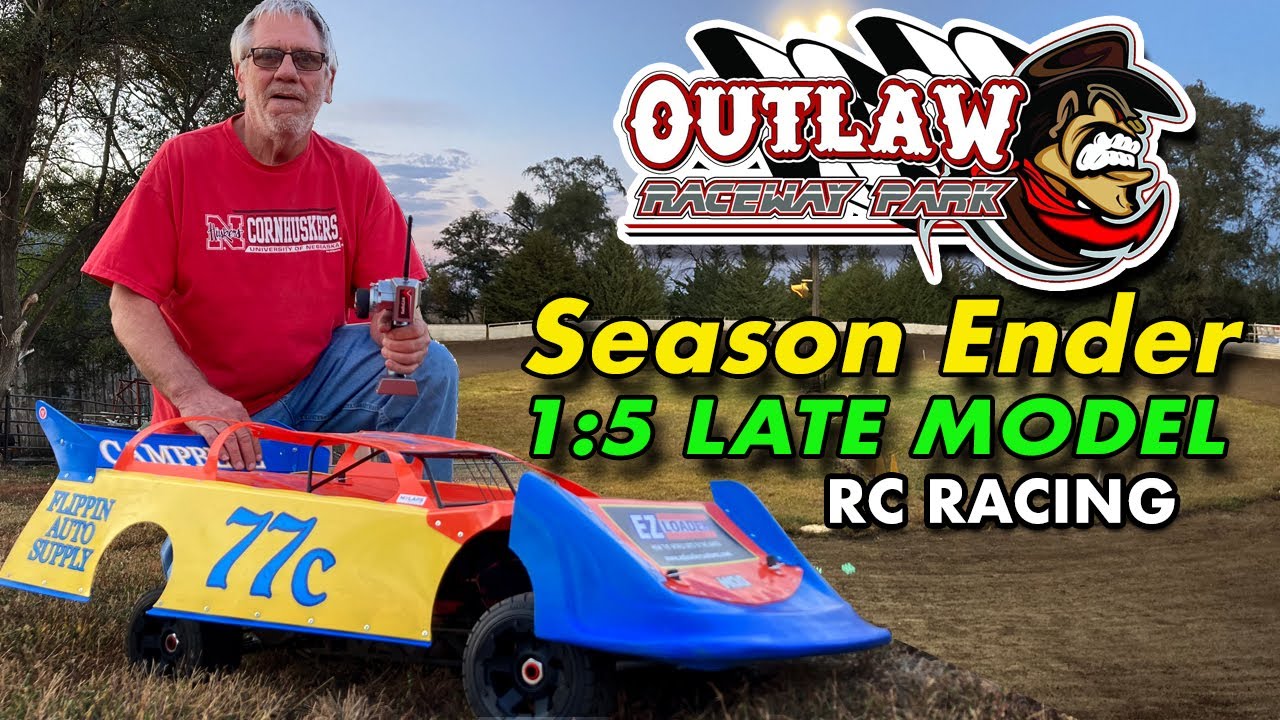 1:5 Scale Late Model Racing - Outlaw Raceway Waverly NE - YouTube