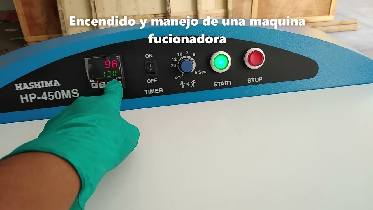 COMO OPERAR UNA FUSIONADORA ,Hashima - YouTube