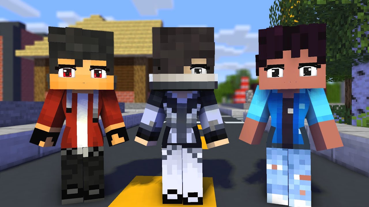 HEART COUPLE DANCE APHMAU FRIENDS EIN, AARON AND ZANE - MINECRAFT ...