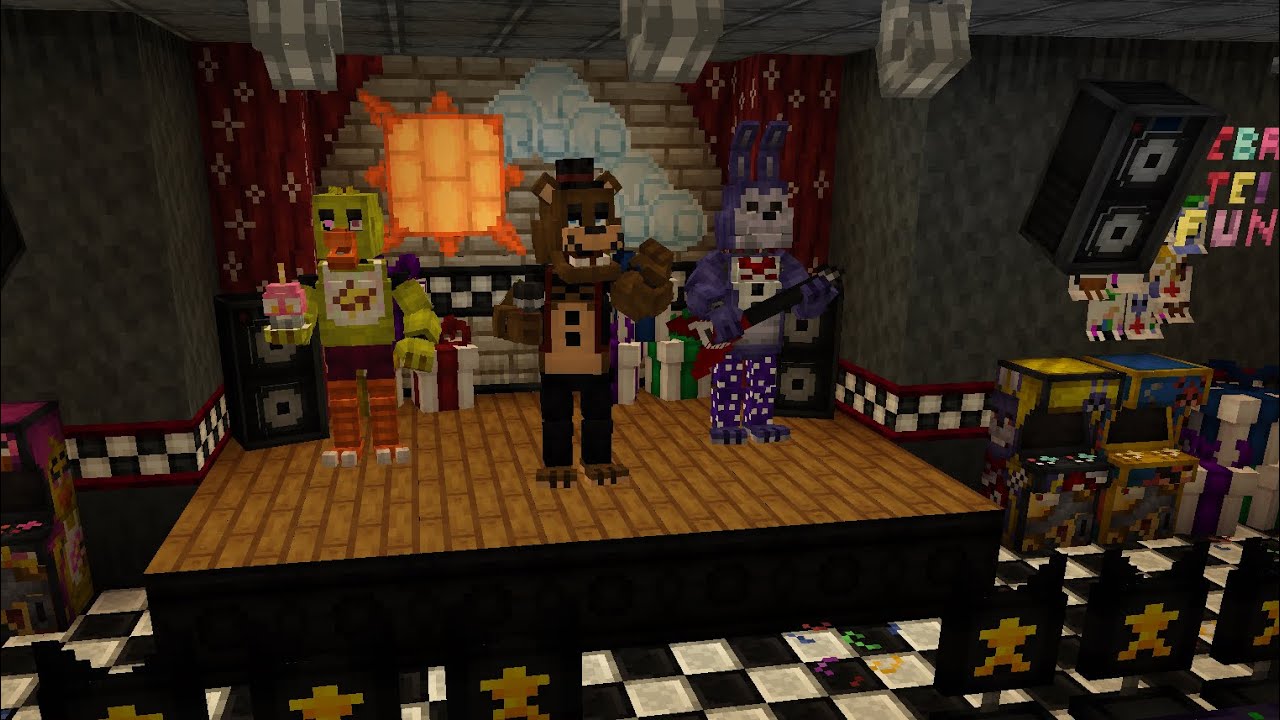 Tour through my custom FNaF map in Minecraft! - YouTube