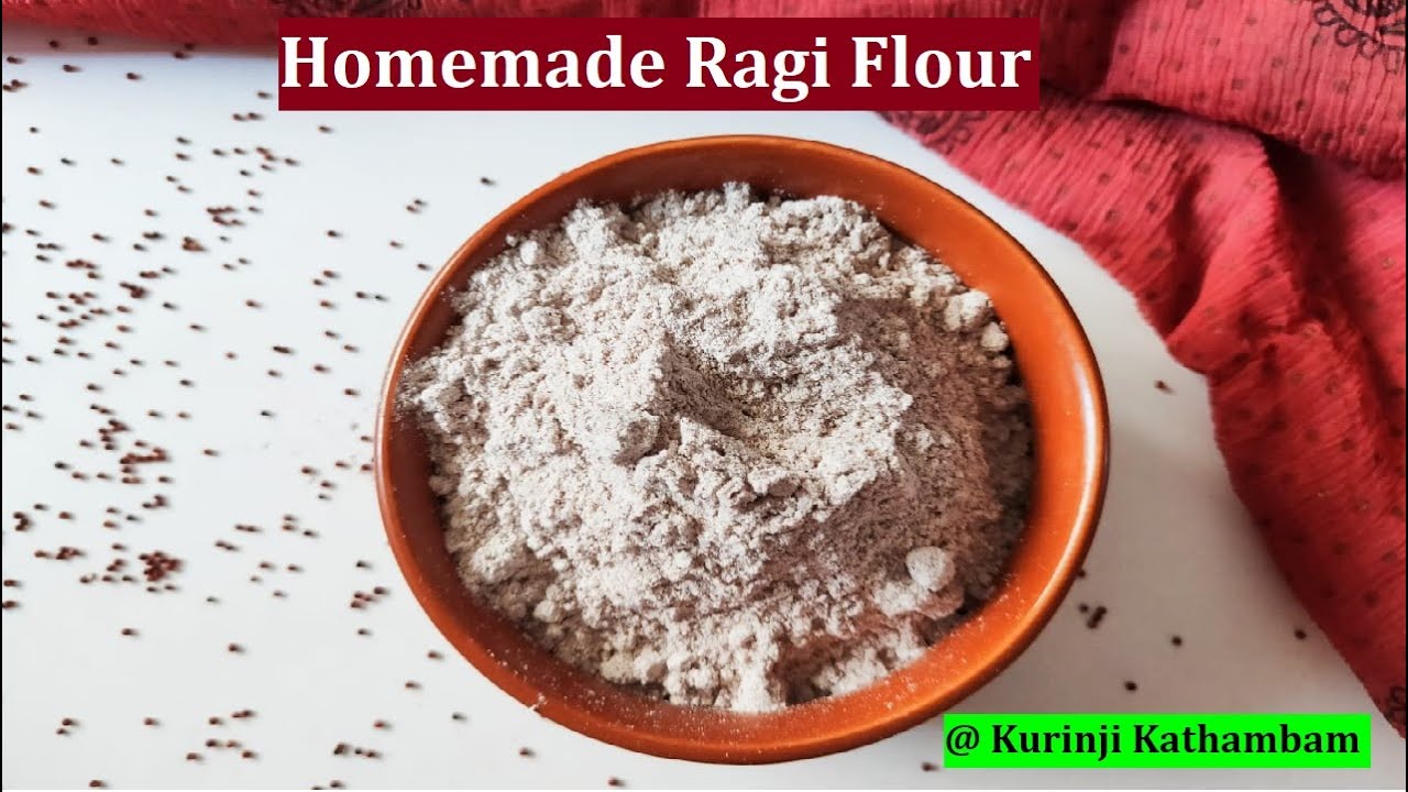 வீட்டிலேயே ராகி மாவு அரைப்பது எப்படி?/Homemade Ragi Flour/ Ragi Maavu ...