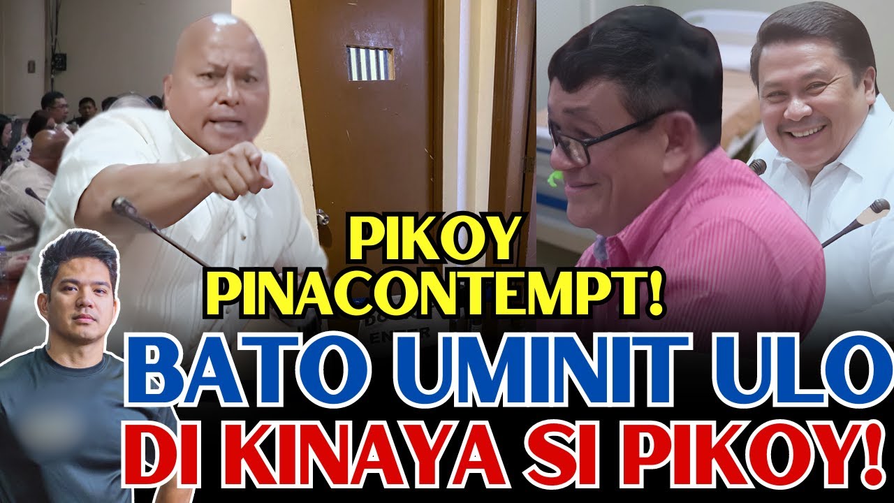 CONTEMPT AGAD?! BATO UMINIT ANG ULO KAY PIKOY! - YouTube