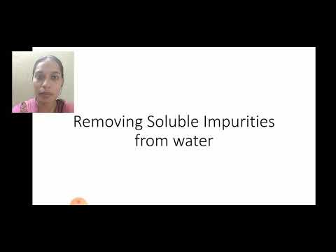 Removing soluble impurities from water - YouTube