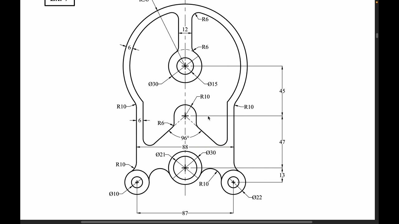 Ex.7 P11 autocad - YouTube