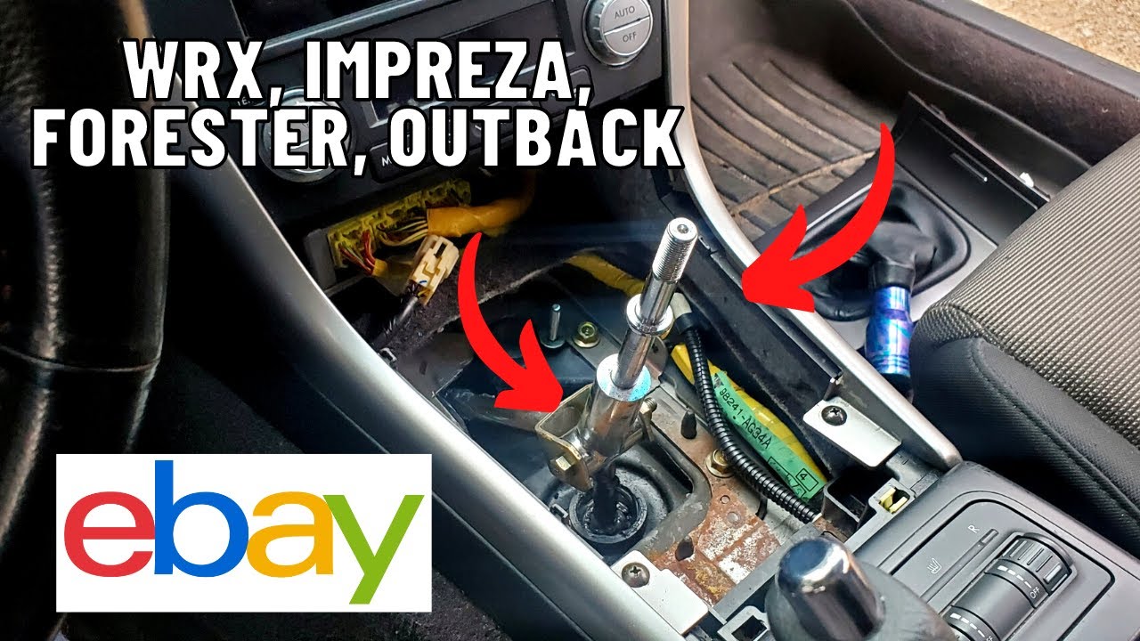 Subaru Legacy GT Ebay Short Shifter Install (WRX, Impreza, Forester ...