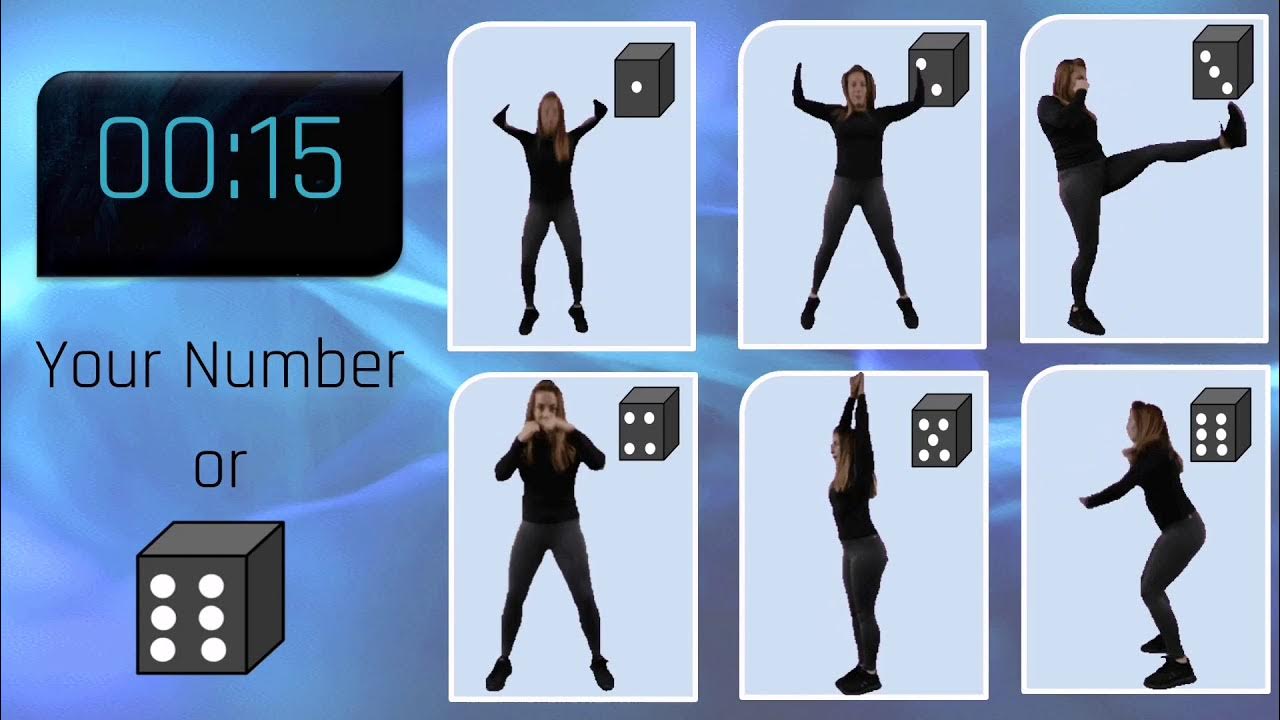 Dice Warm-up - PE game - YouTube