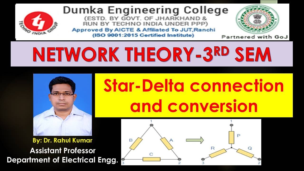 Star-Delta connection and conversion derivation for resistors|Network ...