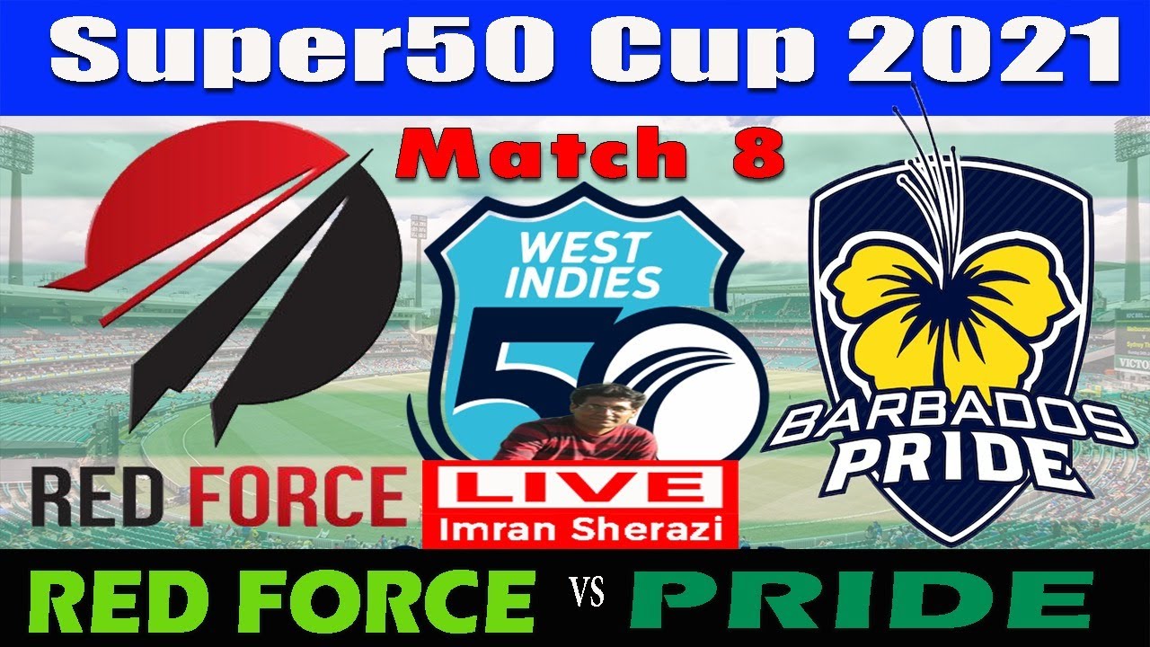 Live TNT vs BAR | T&T Red Force vs Barbados Pride | Super 50 Cup | Live ...