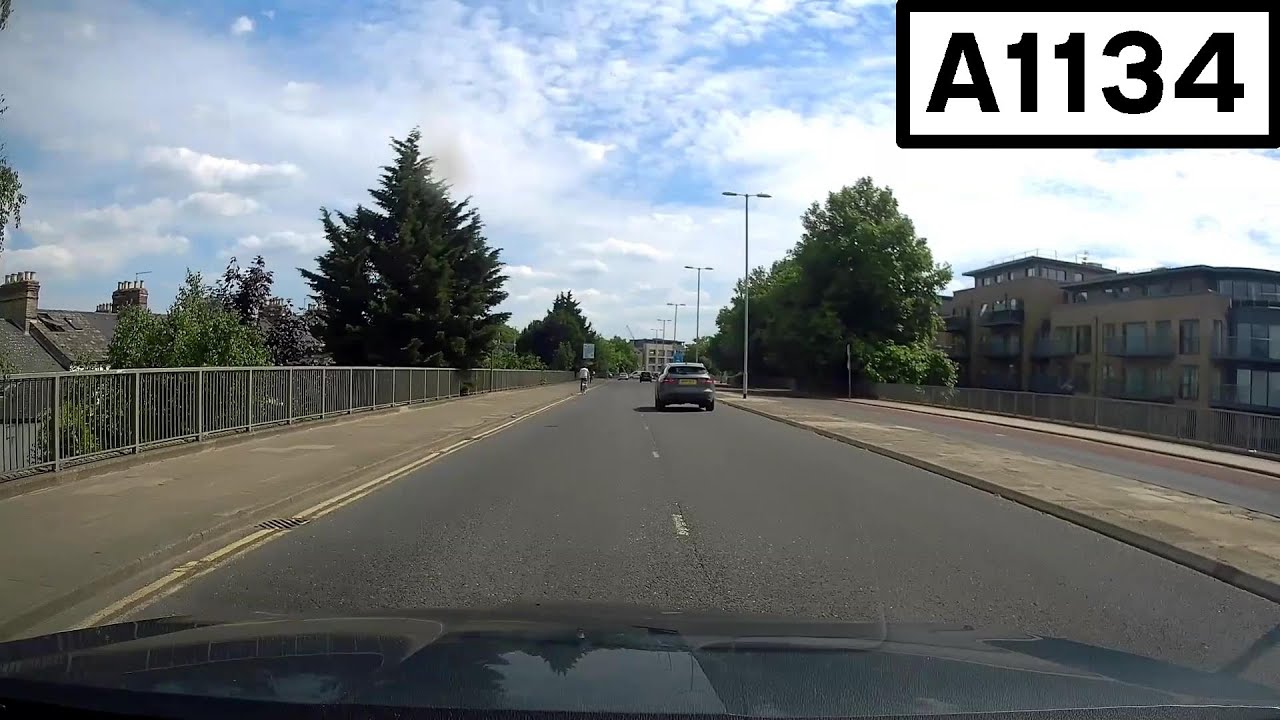 A1134 - Cambridge Ring Road - Elizabeth Way - Southbound Part 2 - YouTube