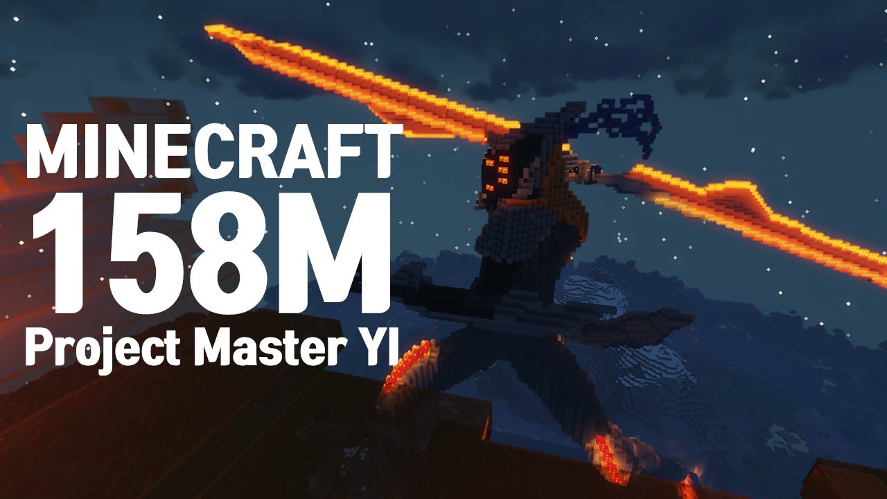 Minecraft : Build it up 158m Project master YI - YouTube