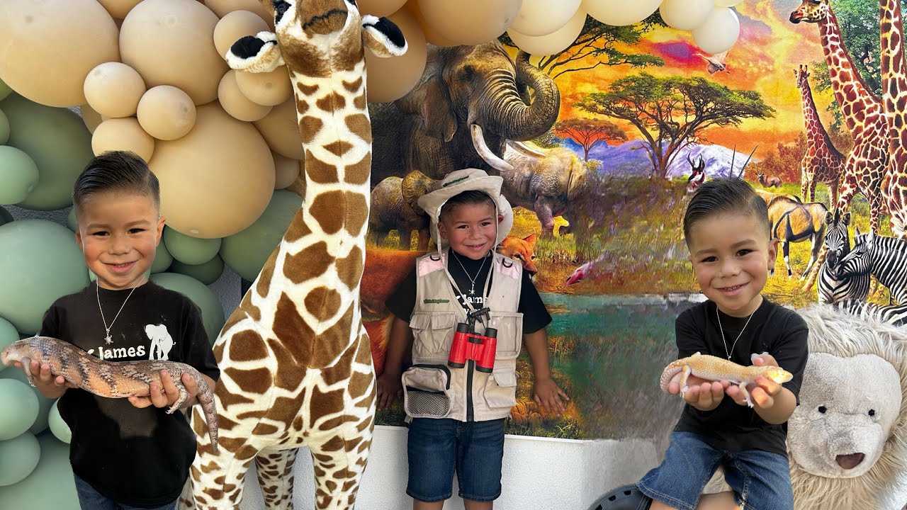 Come with James to his super fun party full of surprises! - YouTube