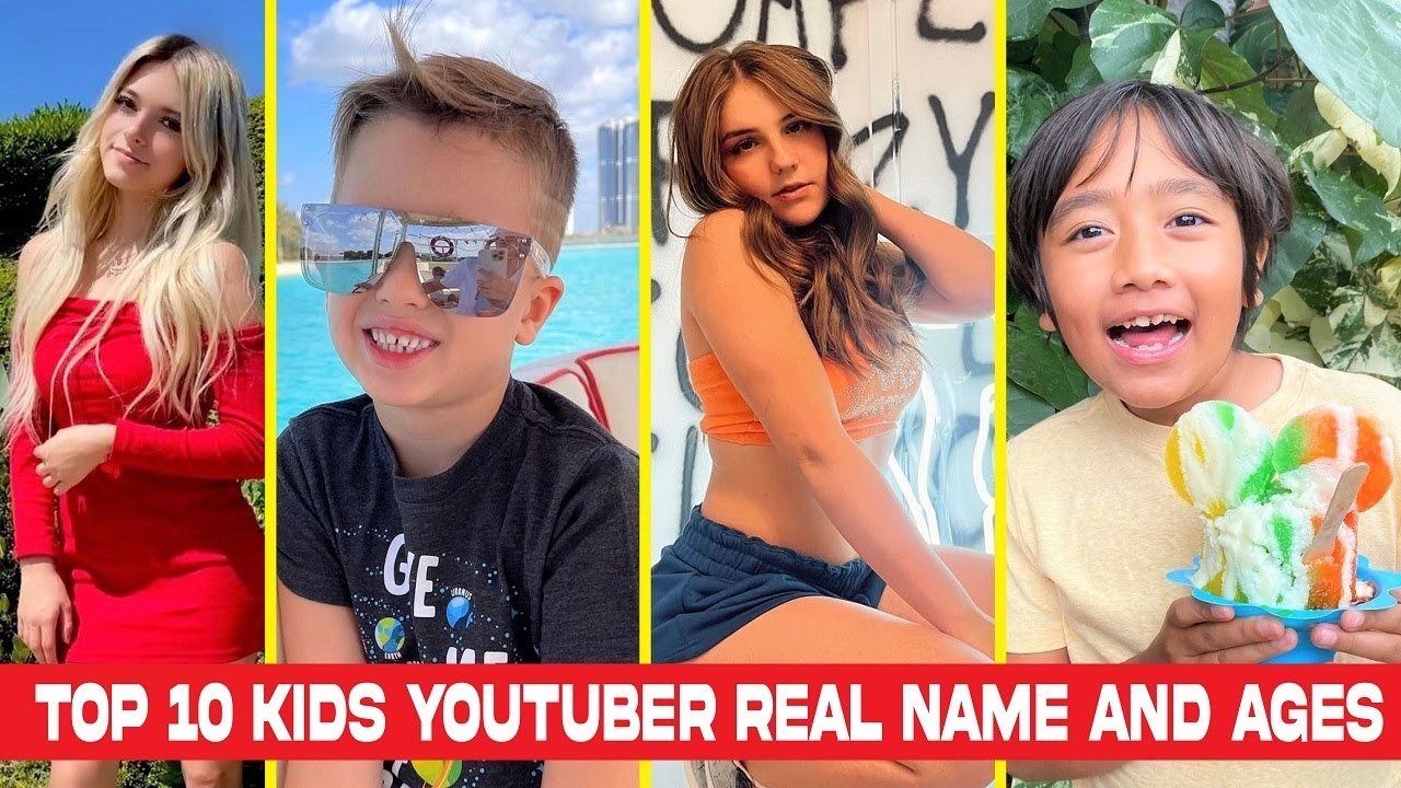 Top 10 Kids Youtubers Real Name and Ages 2023 - YouTube