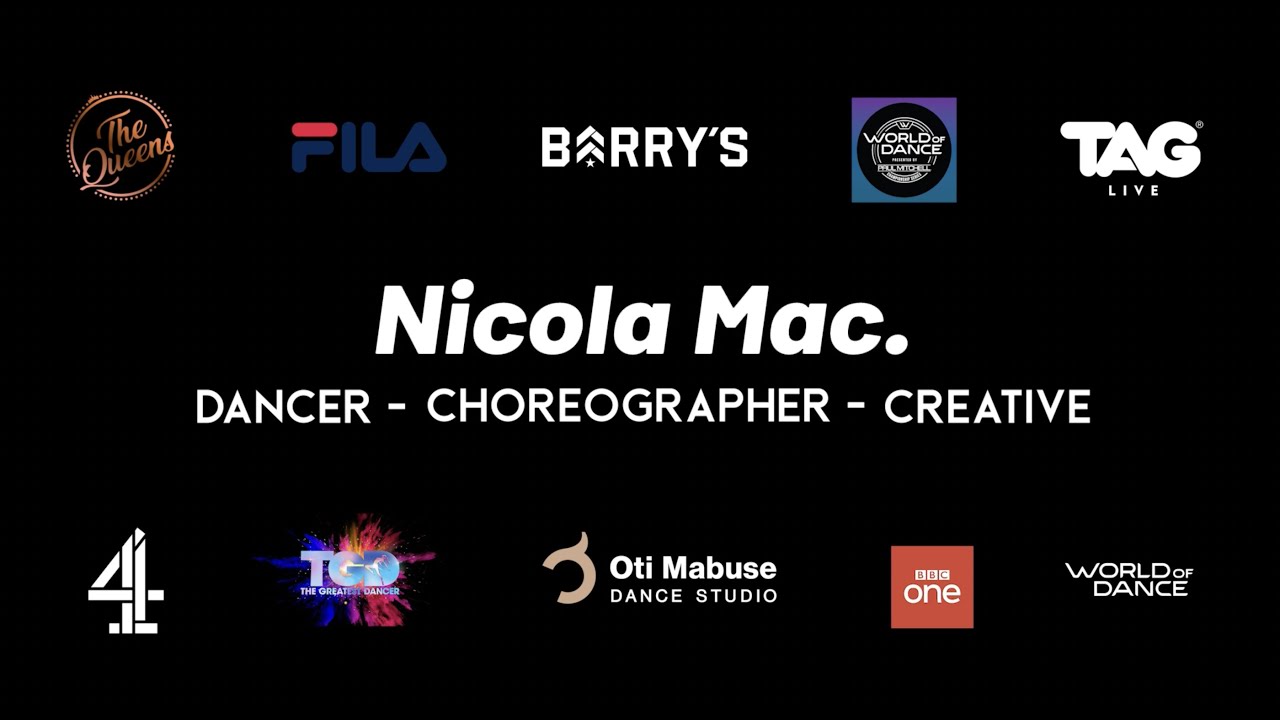 Nicola Mac Choreographic Showreel 2022 - YouTube