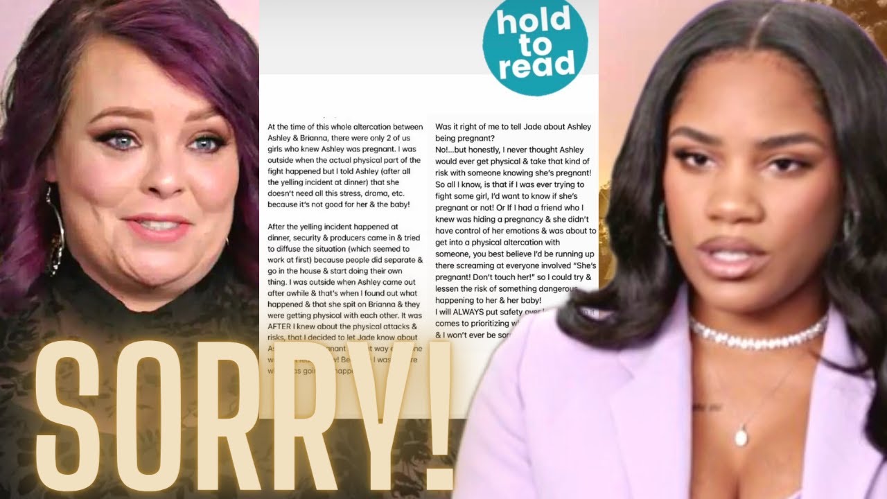 Catelynn Lowell DEFENDS Outing Ashley's PREGNANCY on Teen Mom Family ...