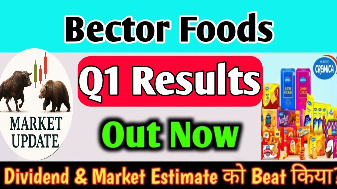Bector Food Q1 Results 2026 | Bectors food share latest news | bector ...
