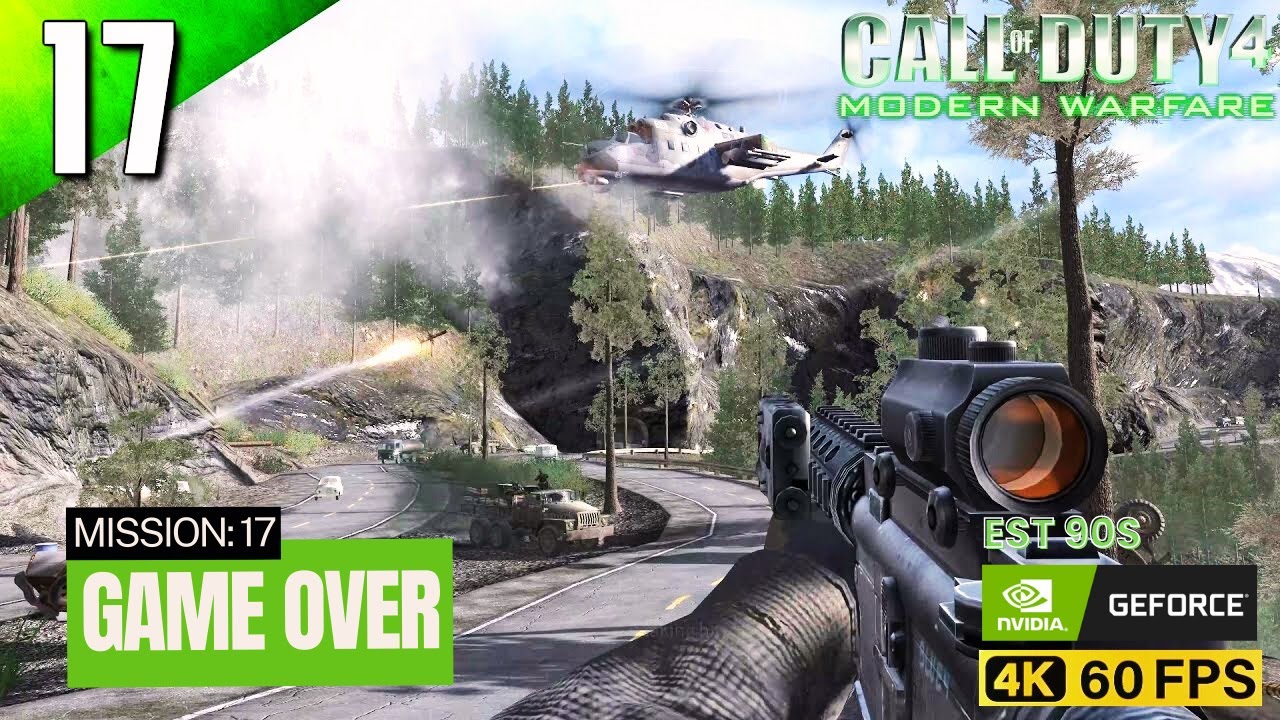 Game Over Call of Duty 4 Modern Warfare Walkthrough Part 17 [4K UHD HDR ...