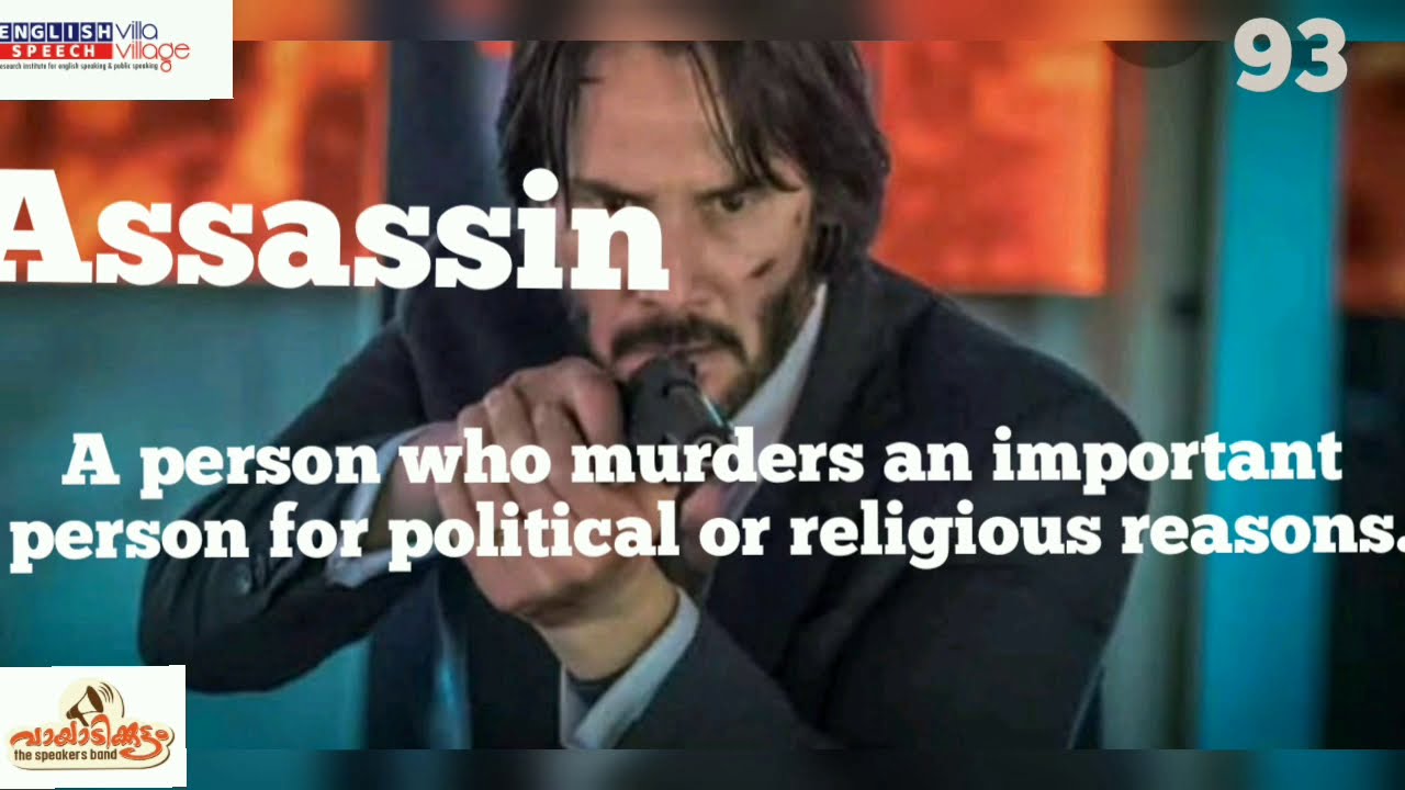 Day 93 | How to say ASSASSIN | Pronunciation | Meaning | Example ...