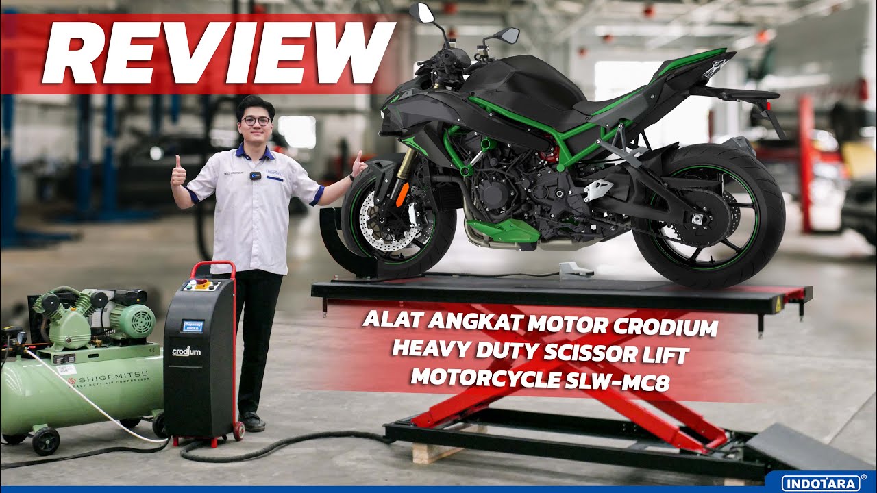 REVIEW ALAT ANGKAT MOTOR CRODIUM HEAVY DUTY SCISSOR LIFT MOTORCYCLE SLW ...