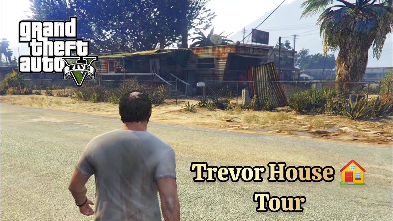GTA 5 - Trevor House🏡 Tour - YouTube