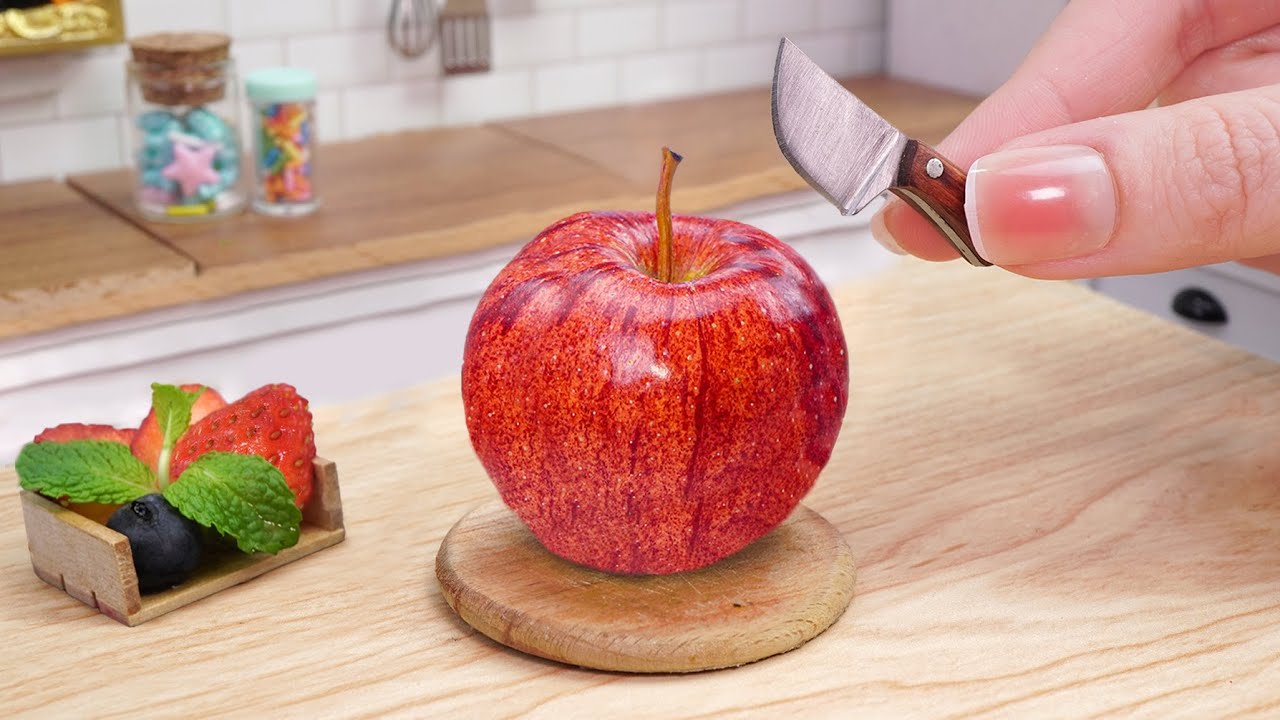 The Best Miniature Apple Pie in Mini Kitchen | Tiny Pie Recipe, Mini ...