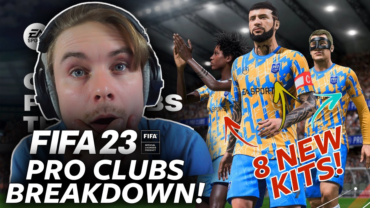 8 New Pro Clubs Kits..WOW!! (Fifa 23 | Pro Clubs Trailer Reaction ...