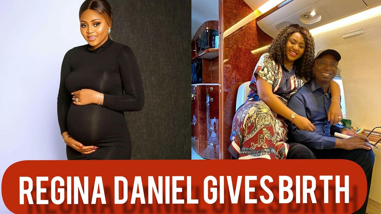 Regina Daniel gives birth,her husband breaks the news. - YouTube