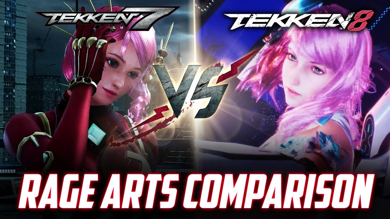 TEKKEN 8 vs TEKKEN 7 - All RAGE ARTS Comparison - YouTube