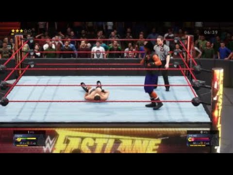 WWE 2K20 Double Curve Stomp - YouTube