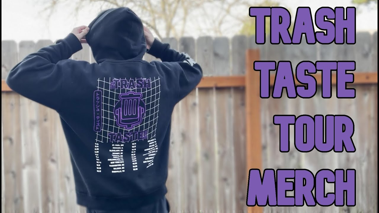 Trash Taste Tour Merch Haul - YouTube