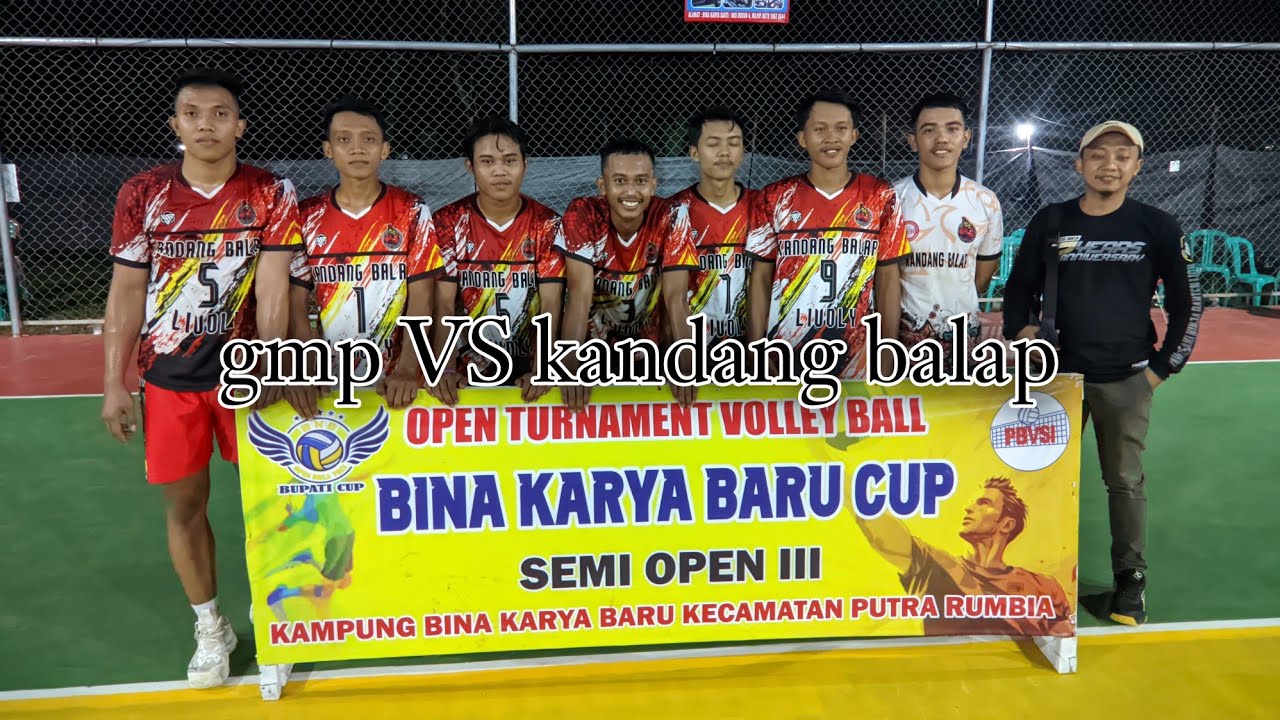 GMP VS KANDANG BALAP, tarkam ANDI LA LA, OPEN TURNAMEN VOLLY BALL BKB ...