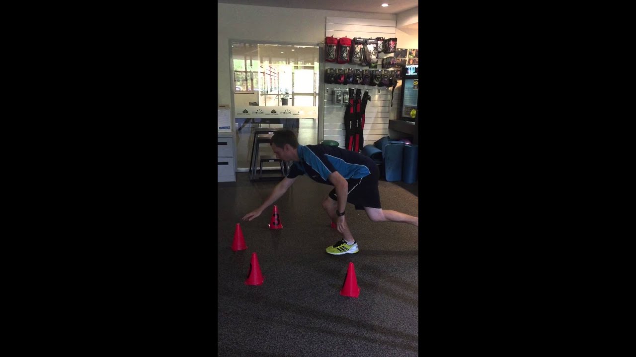 Single Leg Cone Touch - YouTube