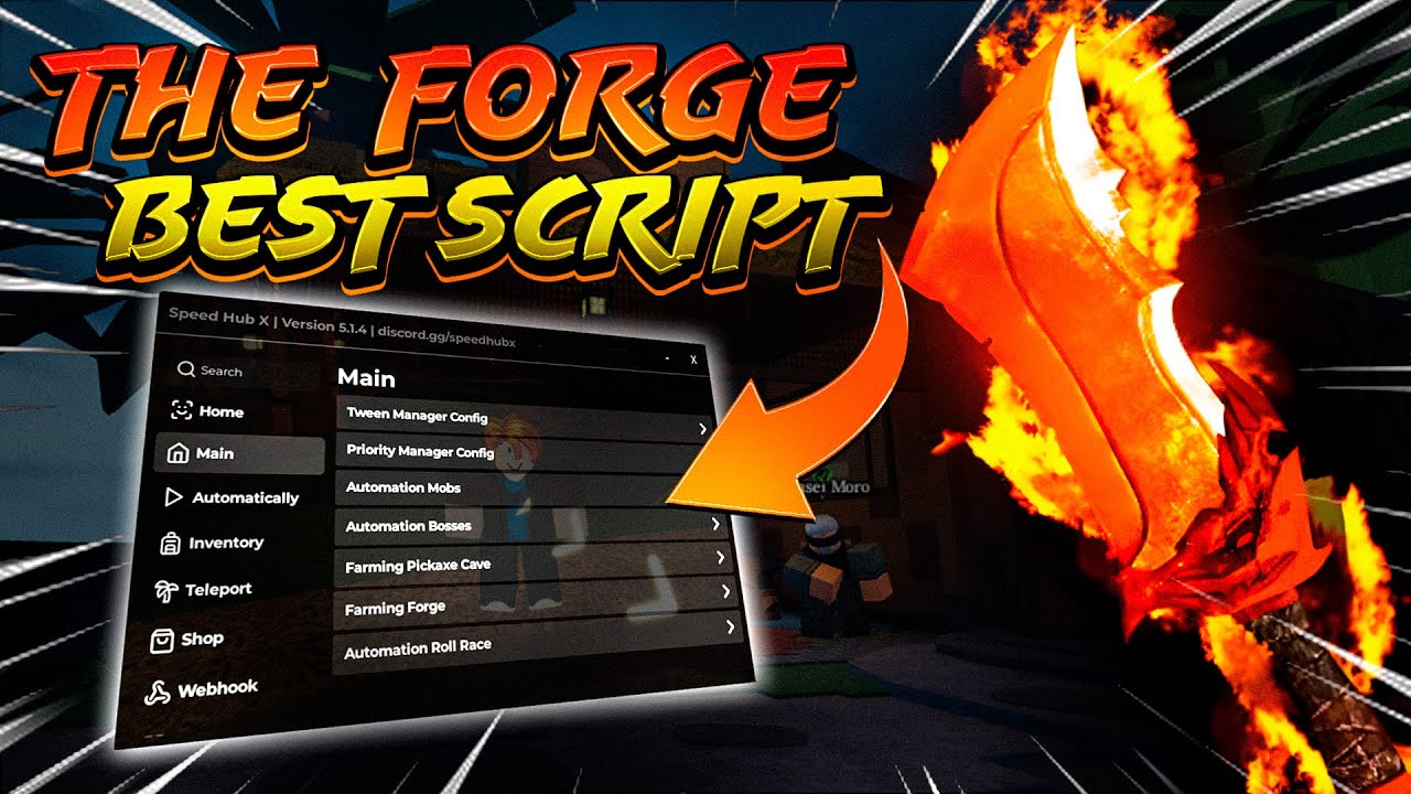 [🔥OP ] - The FORGE SCRIPT *NOVO* - [ Auto Forge, Auto Farm Mob & Ore ...