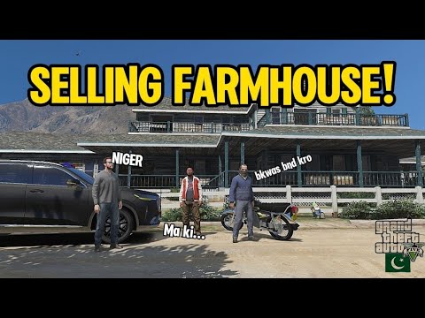 Trevor Selling Farmhouse | Zafar bhai fought with Rana Sahab | GTA V ...