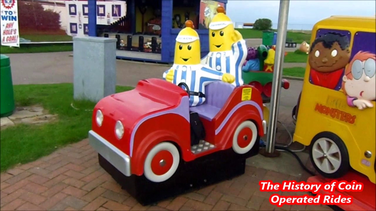 2000s Coin Operated Car Kiddie Ride - Bananas In Pyjamas - YouTube