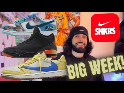 THE BIGGEST WEEK ON SNKRS YET! SB FUTURA DUNK LOWS, J BALVIN RIO 3'S ...