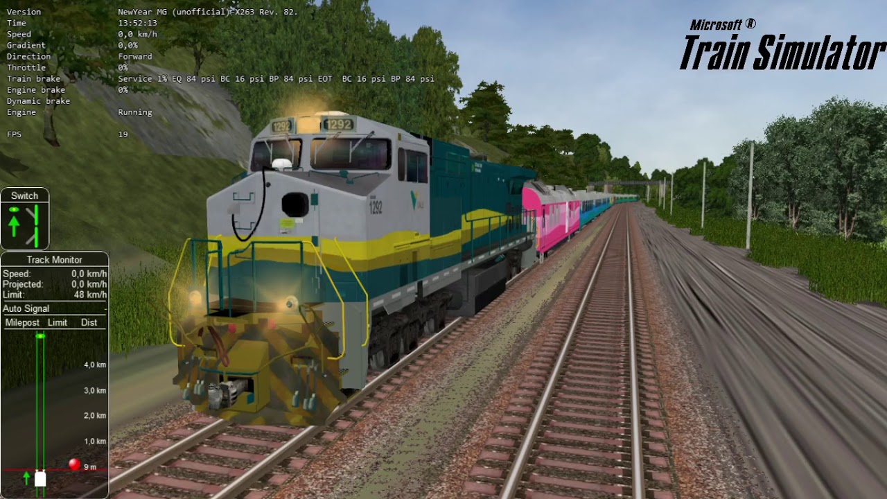 OPEN RAILS - CRUZAMENTO DOS TRENS DE PASSAGEIROS EM BAGUARI - YouTube