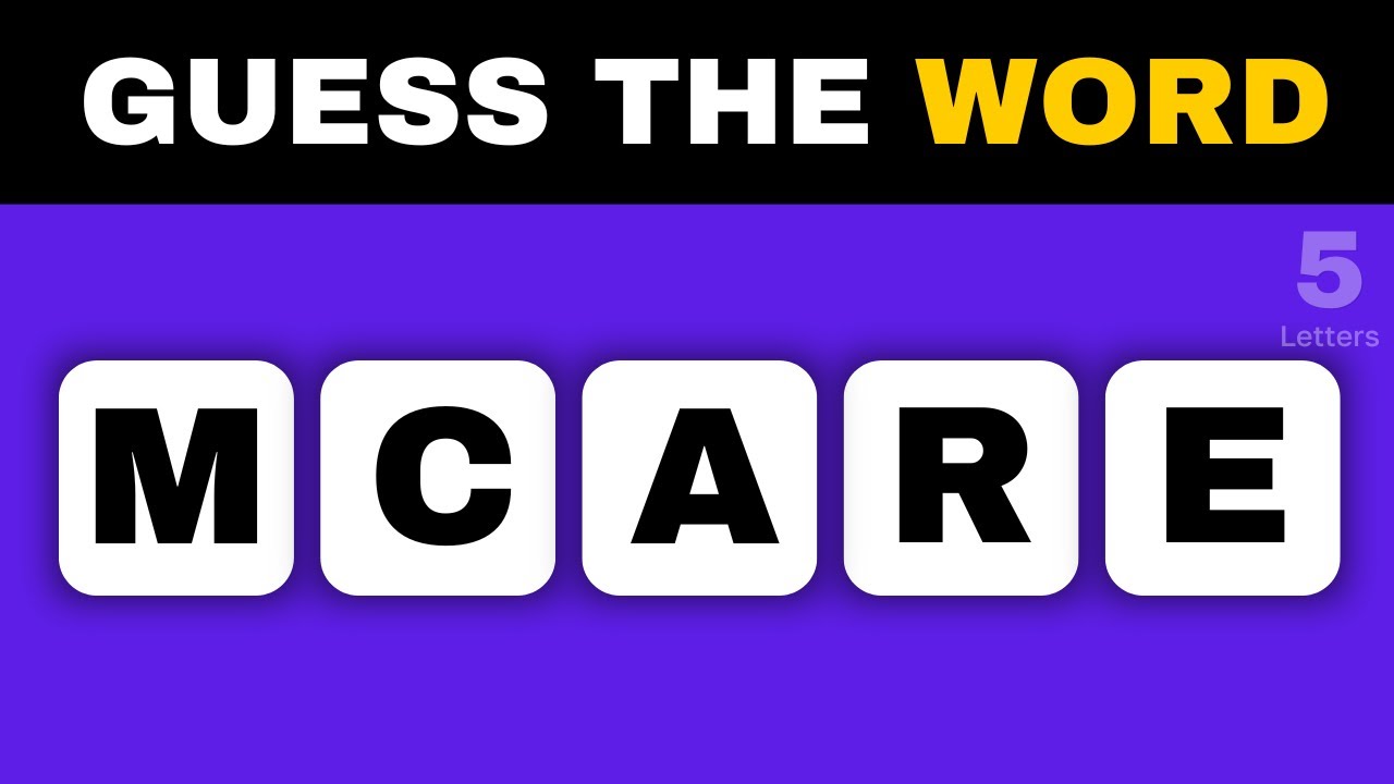 Guess the words game | Scrambled Words | Part #3 (5 Letters word ...