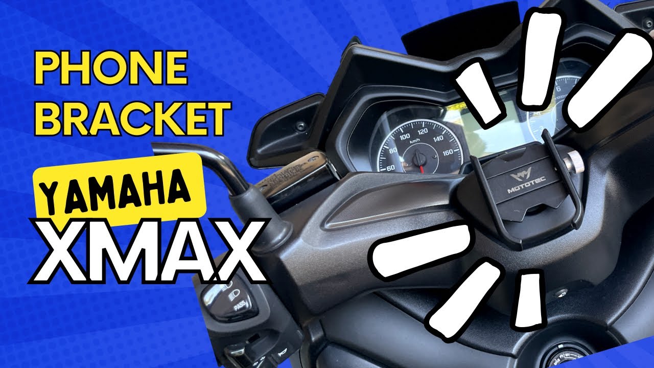 DIY Phone Holder Yamaha Xmax - YouTube