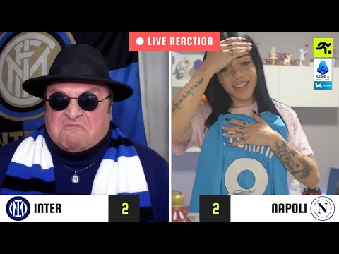 INTER-NAPOLI 2-2 LIVE REACTION | TIFOSI INTERISTI vs NAPOLETANI (E GUFI) | TIFOSIAMO