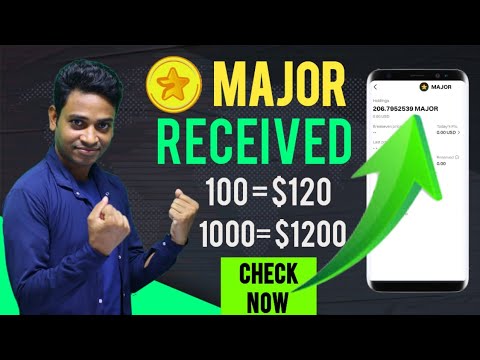 MAJOR COIN RECEIVED | MAJOR AIRDROP LISTING DATE | MAJOR PRICE ...