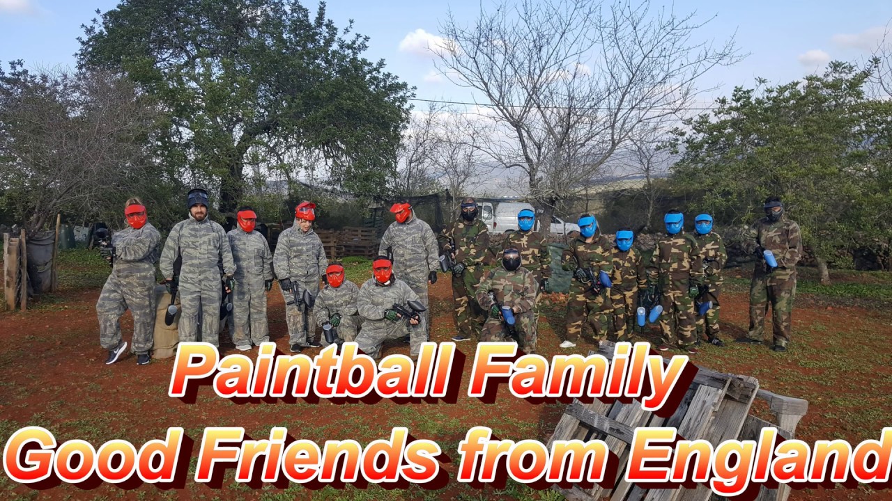 Paintball Family- Good Friends from England - YouTube
