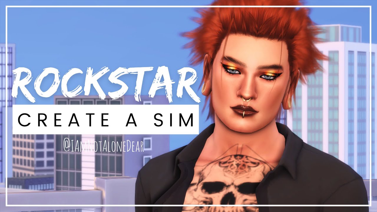i made a rockstar in The Sims 4 for #Simstober - YouTube