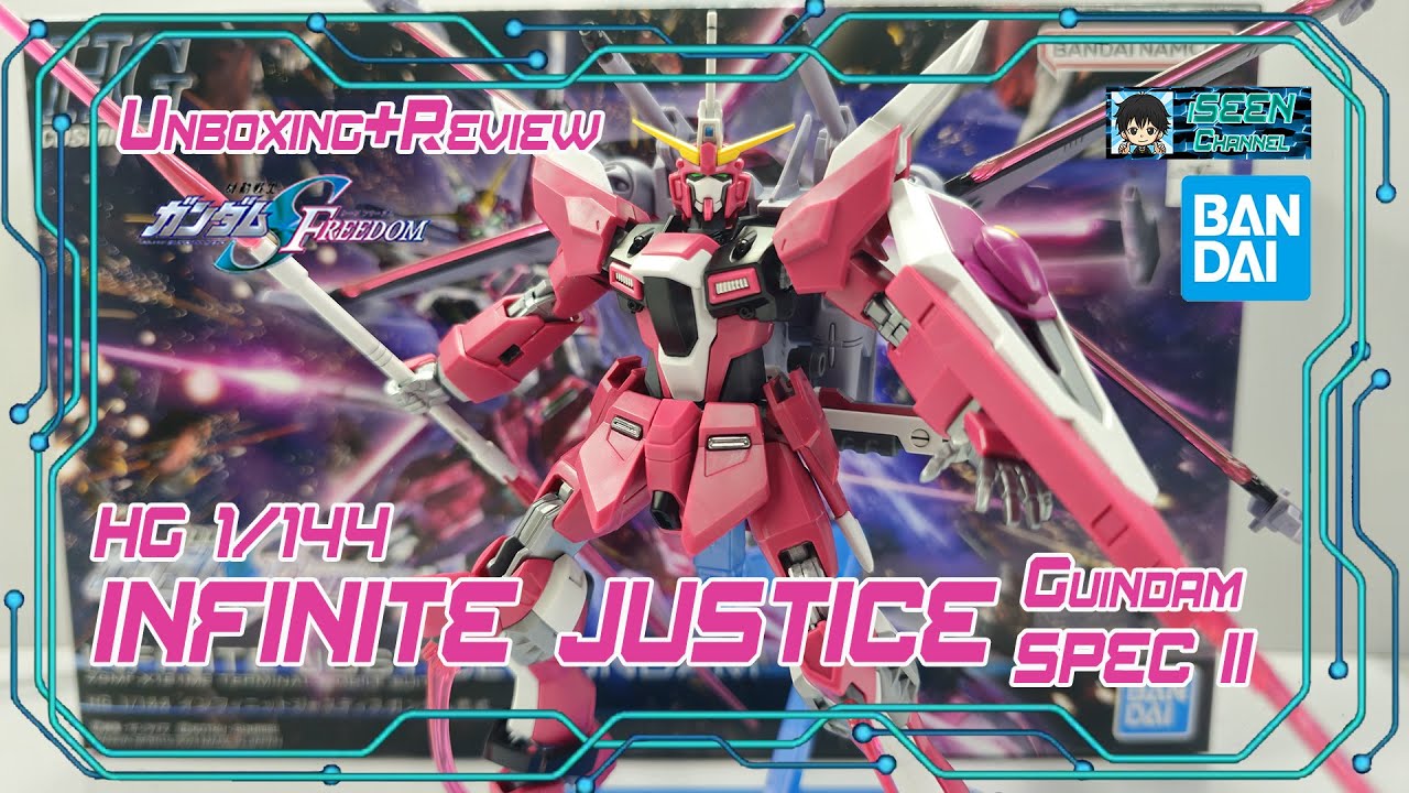 [Unboxing+Review] HGCE 1/144 : Infinite Justice Gundam SPEC - II ...