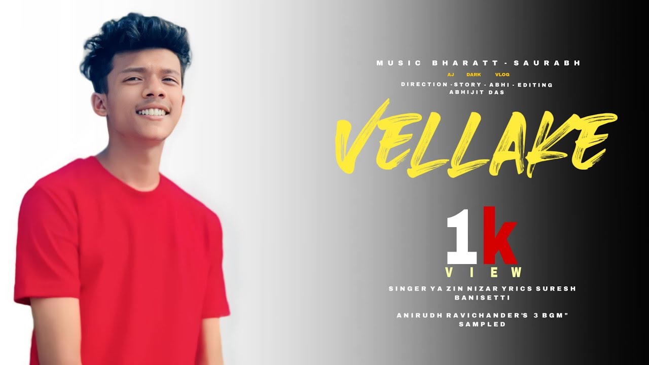 Vellake Tamil Song | Vellake Music Video 2024 - Aj Dark Vlog - YouTube