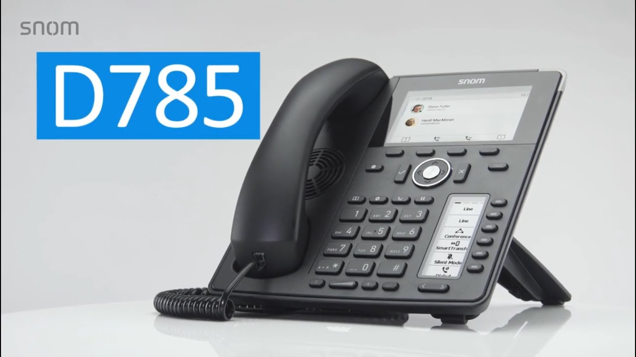 Snom D785 IP Phone | Cohesive Technologies - YouTube