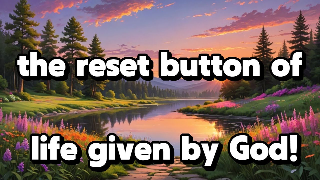 The reset button of life given by God!. #jesus #history #bible #church ...