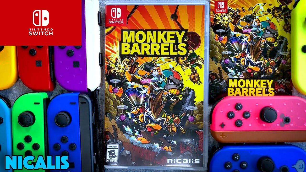 UNBOXING! Monkey Barrels Physical Edition Nintendo Switch - Nicalis ...