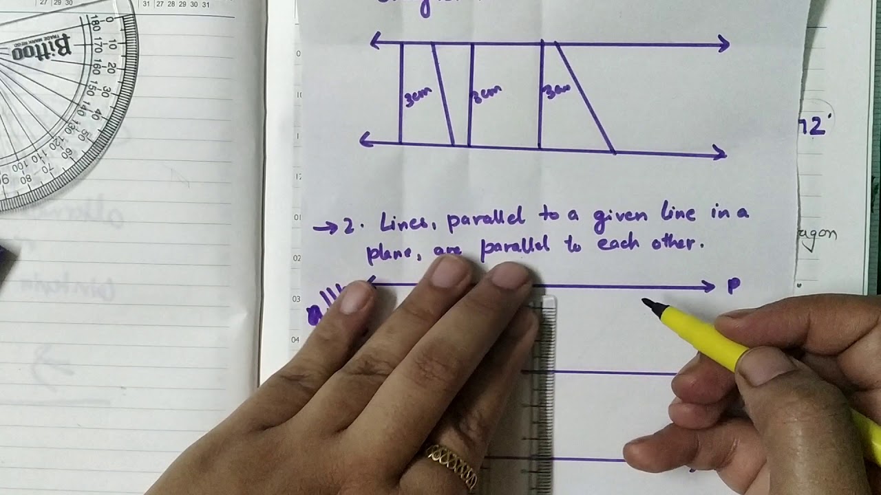 Facts of parallel lines - YouTube