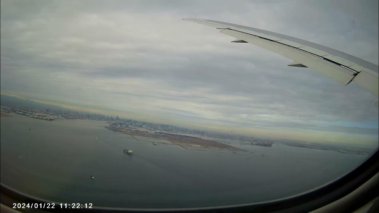 【飛行機離陸動画】羽田空港 D滑走路(05) 45A左側機内より撮影 JL987便 ボーイング767-300ER - YouTube